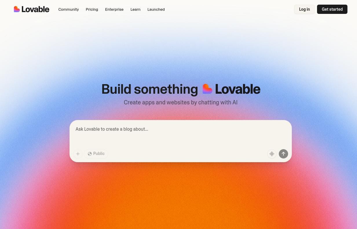 🌐💓 Lovable: Launch Your Website