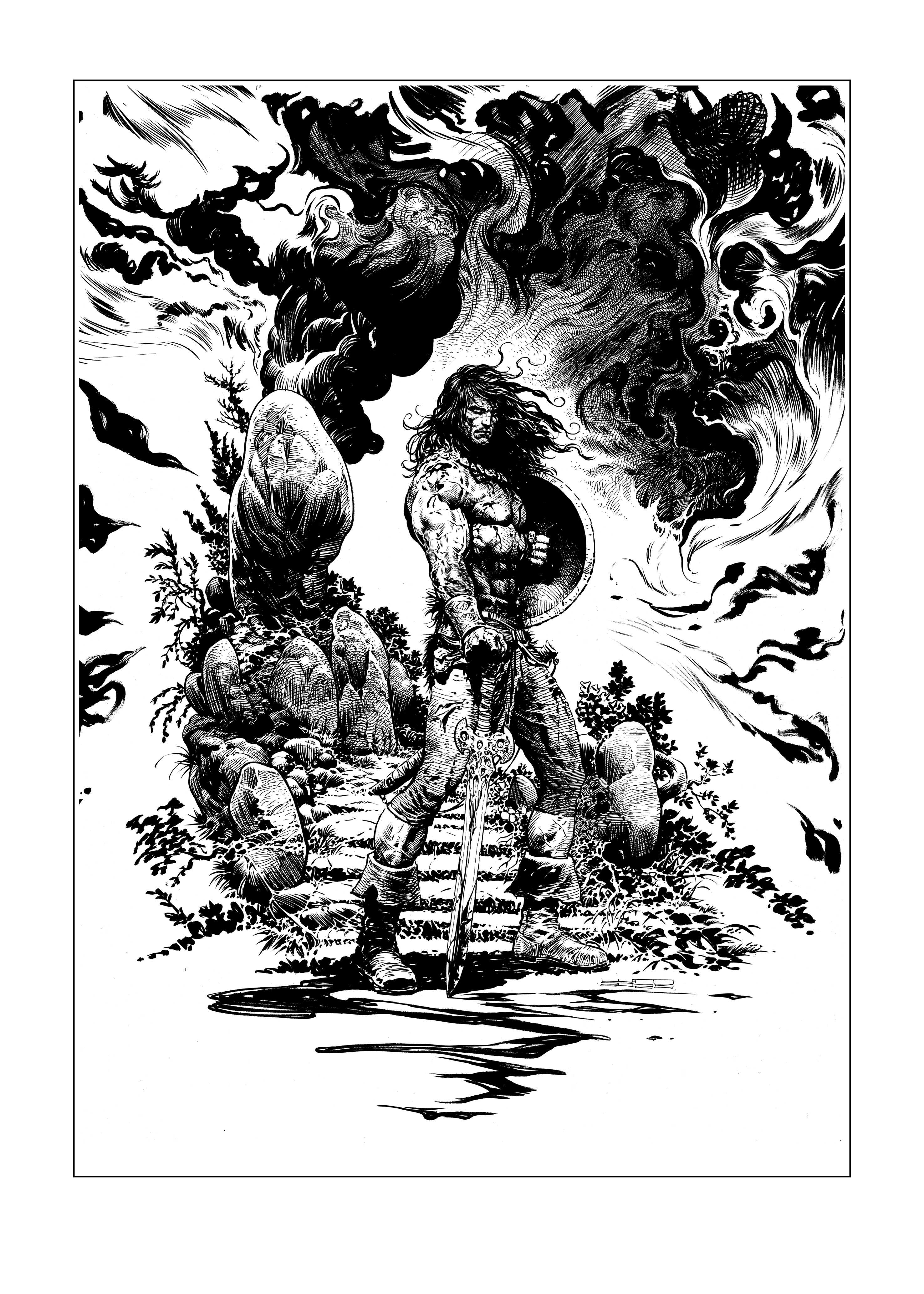 CONAN PORTFOLIO - by Liam Sharp - THE BRAVE AND THE BOLD