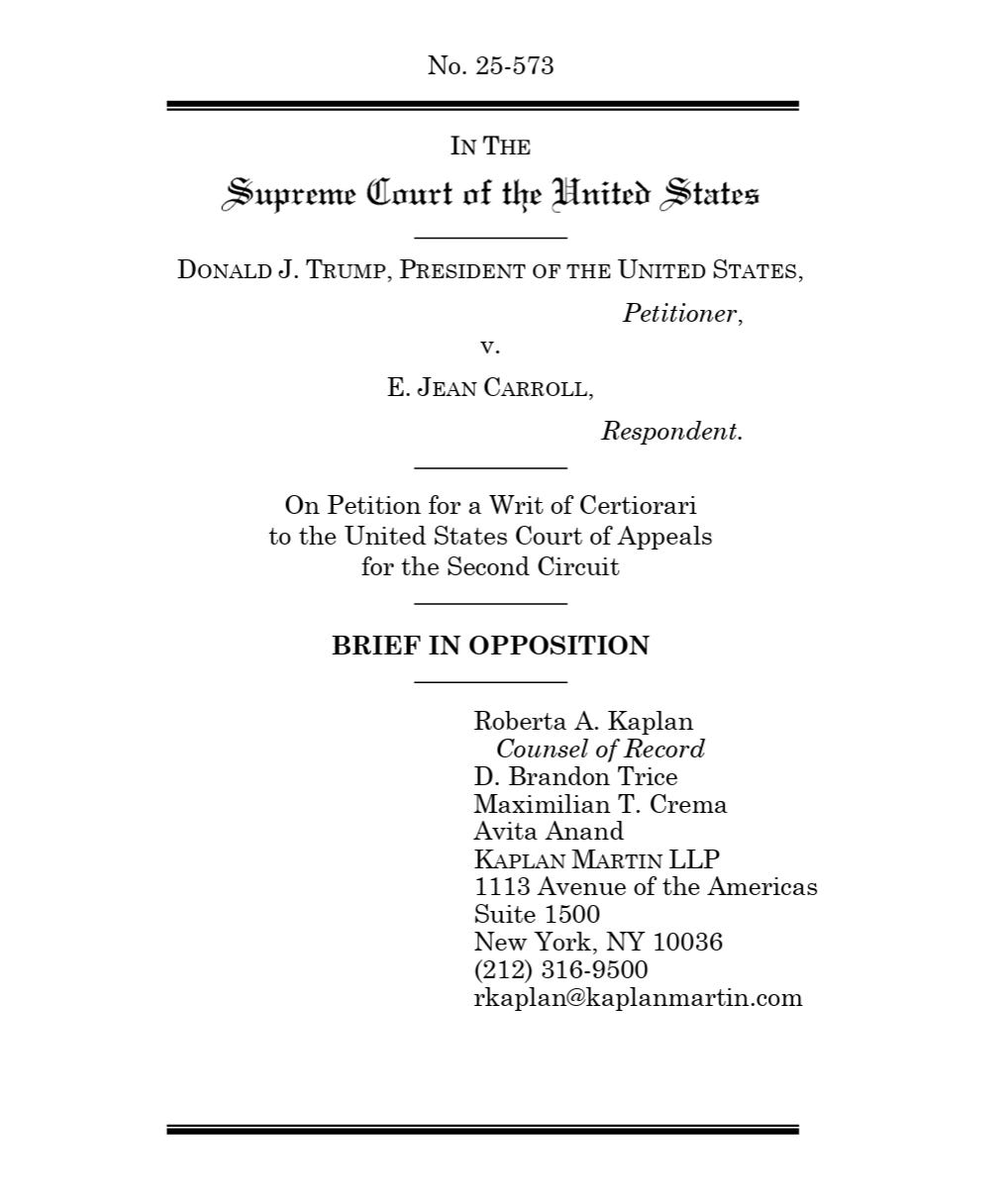 I Ask the Supreme Court to Nix Trump's Petition to Review My Win in the ...