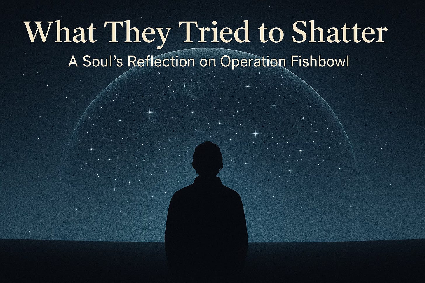 What They Tried to Shatter: A Soul’s Reflection on Operation Fishbowl