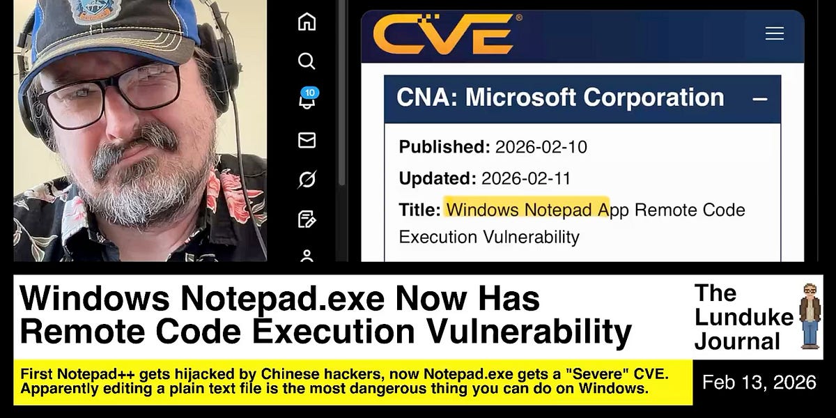 Windows Notepad.exe Now Has Remote Code Execution Vulnerability