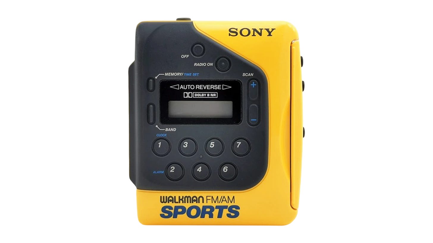 Sony Sports Walkman: A Visual History (1983–2001)