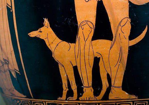 Ancient Red Figure Pottery - by Simon Cameron