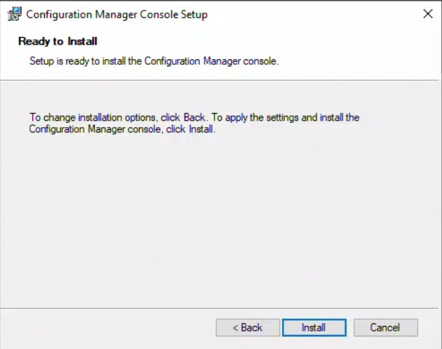 How To - Install SCCM Config Manager Console on Windows 11