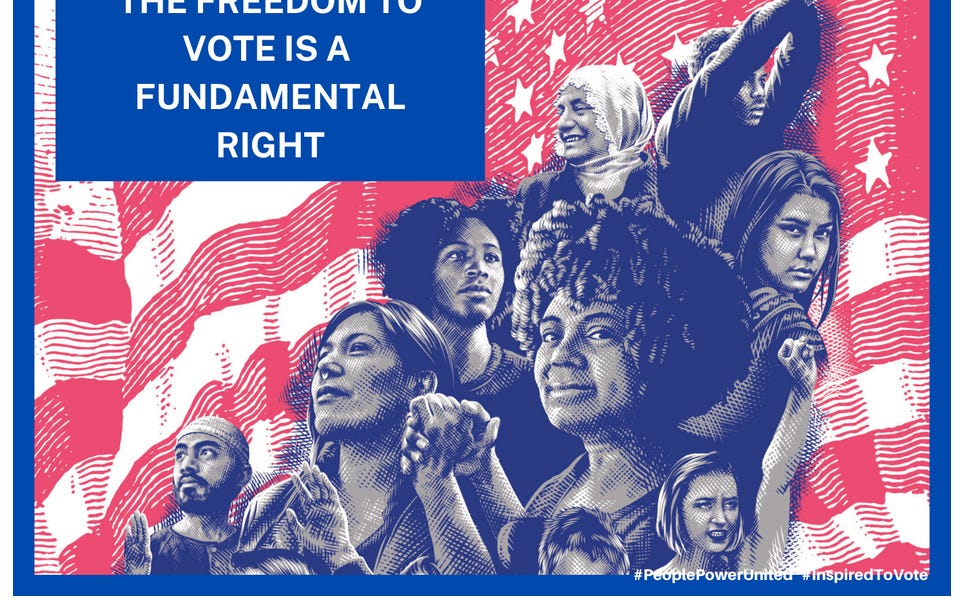 The freedom to vote is a fundamental right.