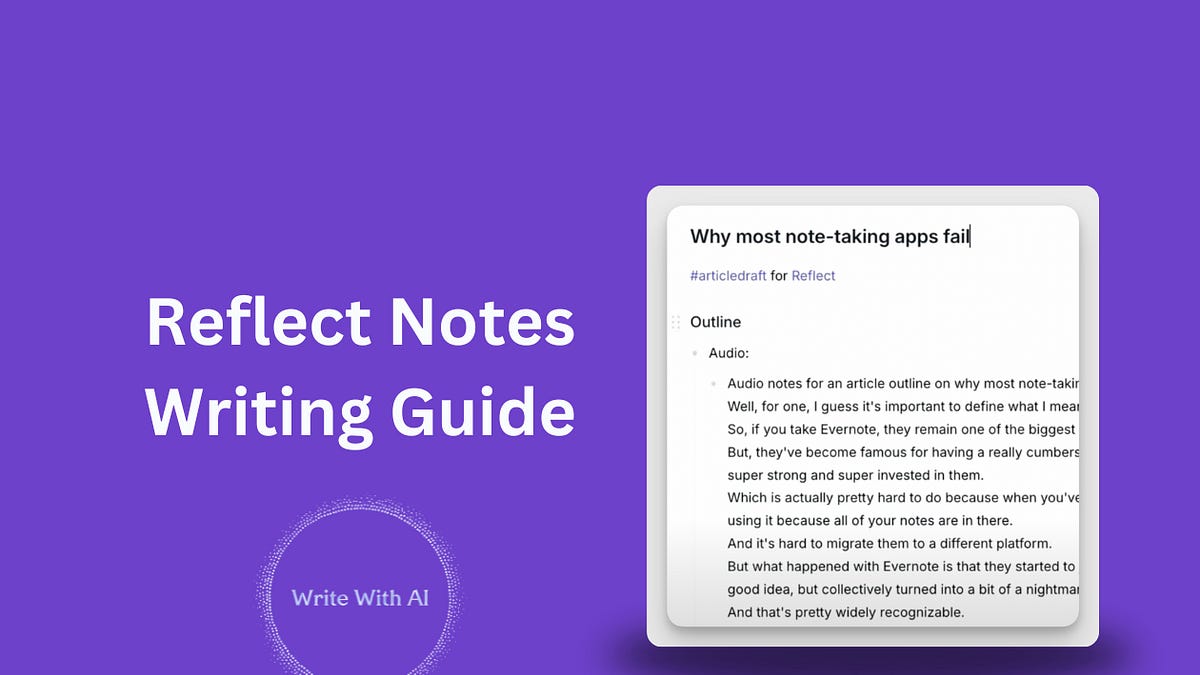 reflect think better