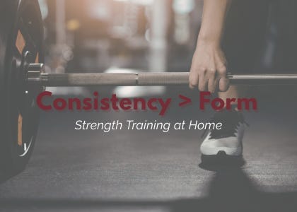 My 4-Day At-Home Strength Training Split (with Actual Weights and Reps)