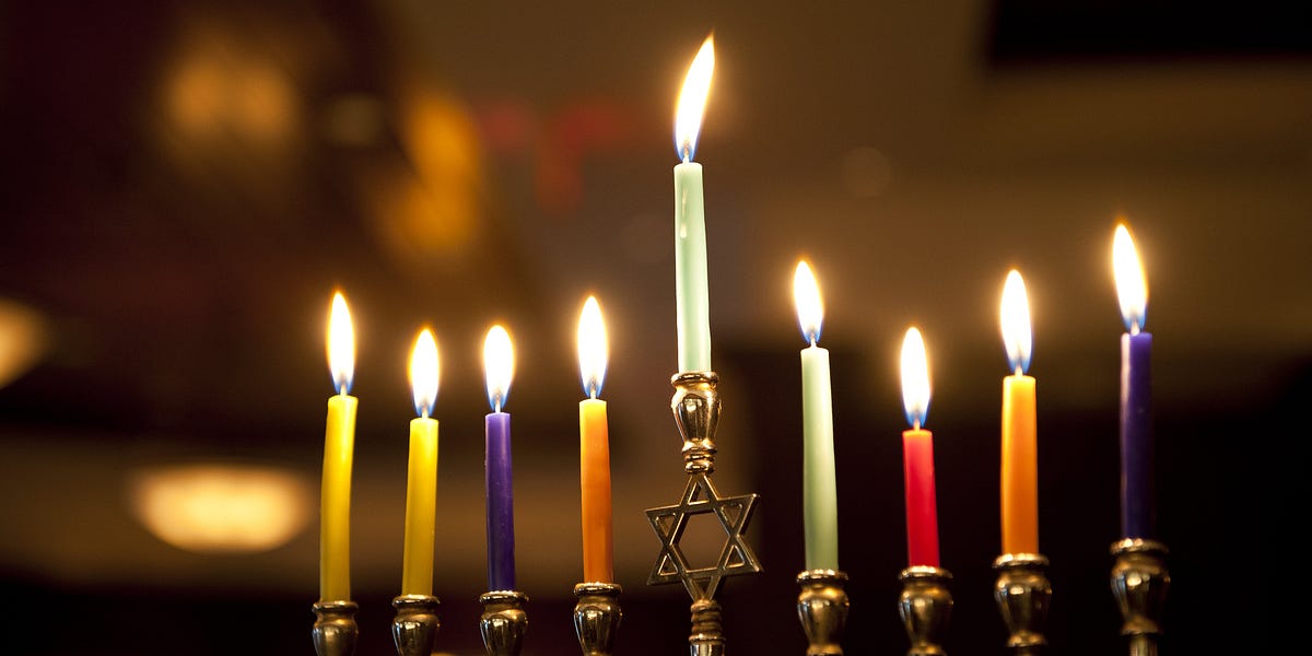 Happy Hanukkah is a Tall Order - by Edwin Leap