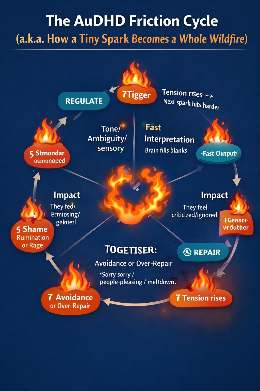 Two Brains, One Heart: AuDHD Social Friction, Misunderstandings, and ...