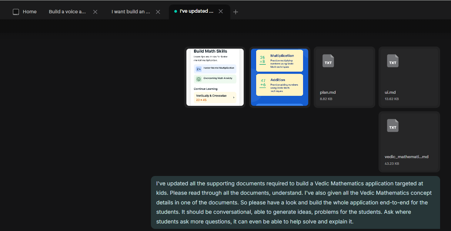 Meet Emergent.sh: The Full-Stack, Agentic Vibe-Coding Powerhouse. Built Vedic Maths App