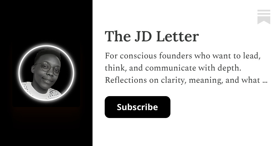The JD Letter | Jess | Substack