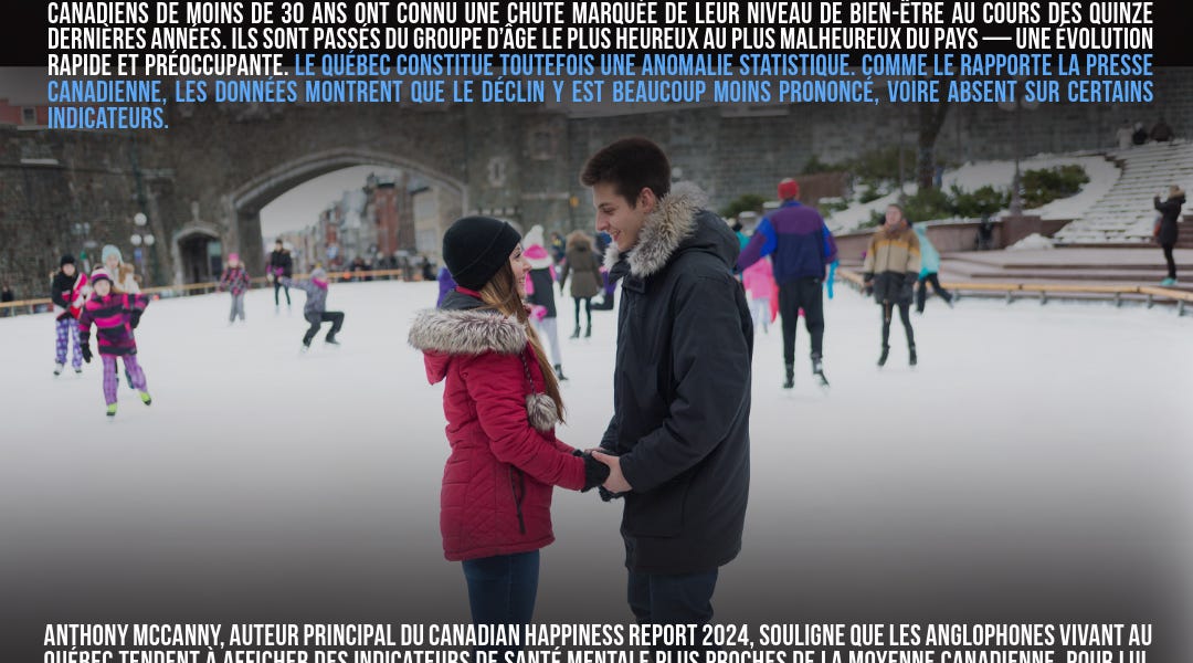 La jeunesse québécoise : plus heureuse que celle du ROC?