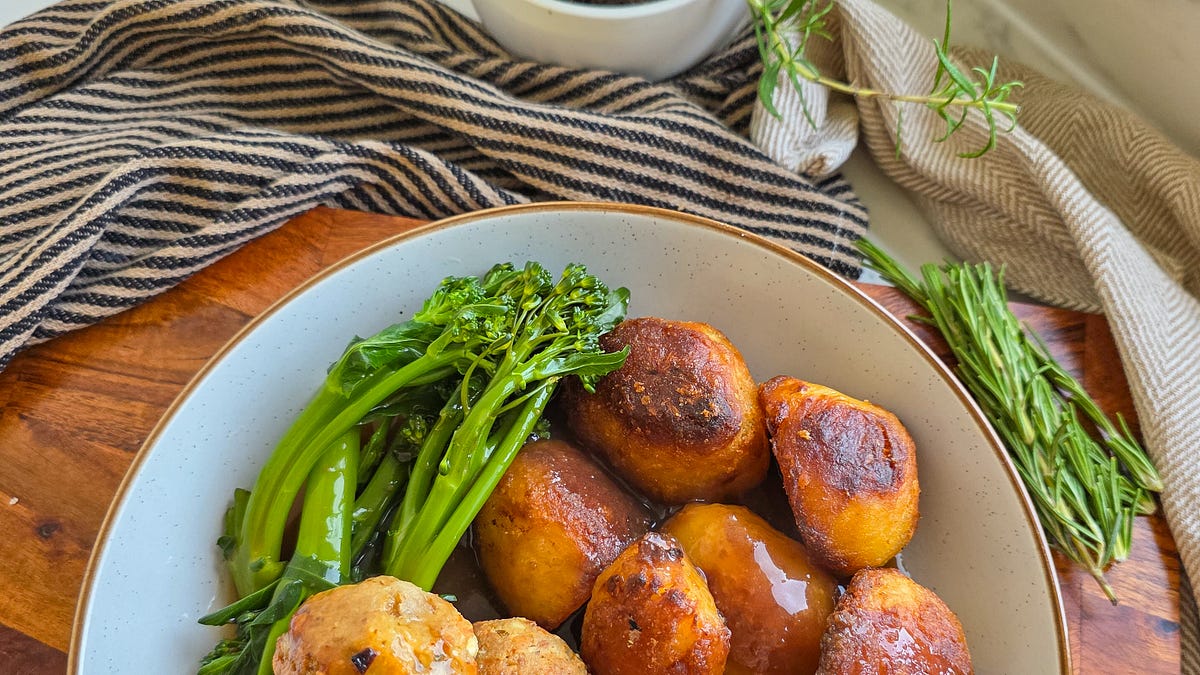 Feta & Nut Roast Balls - Amy Sheppard Food