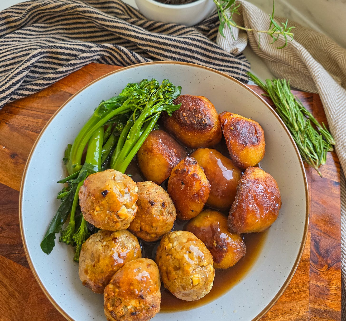 Feta & Nut Roast Balls - Amy Sheppard Food