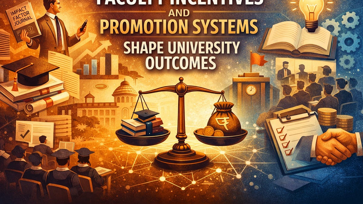 How Faculty Incentives and Promotion Systems Shape University Outcomes