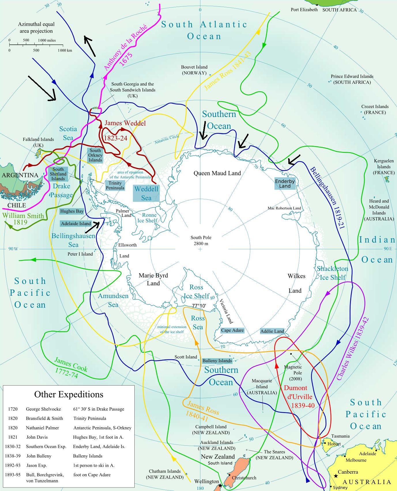 The discovery and conquest of Antarctica