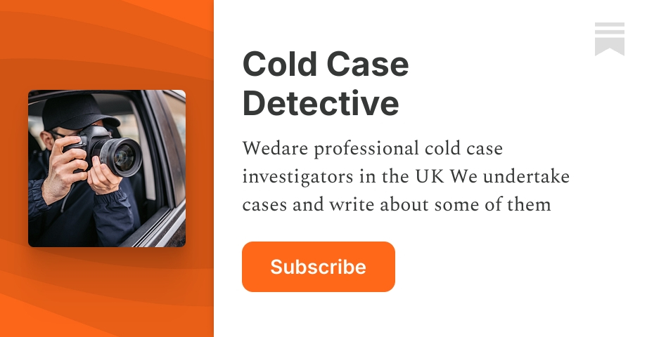 Cold Case Detective | Substack