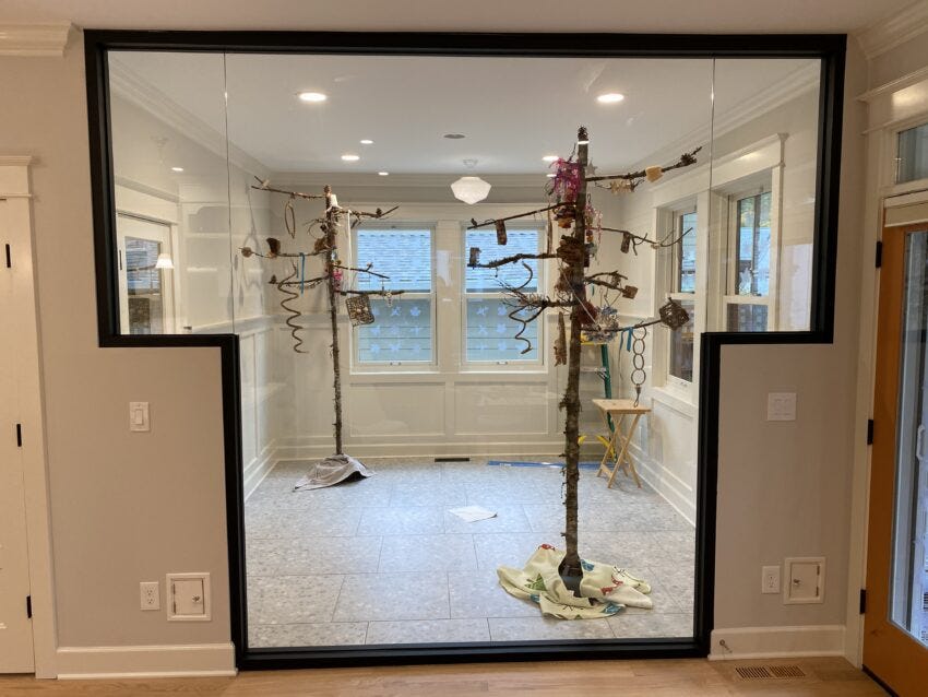 Avoid window collisions inside your home