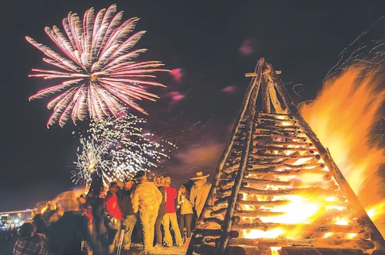 The History of Bonfires on the Levee: Lighting the Way for Papa Noël