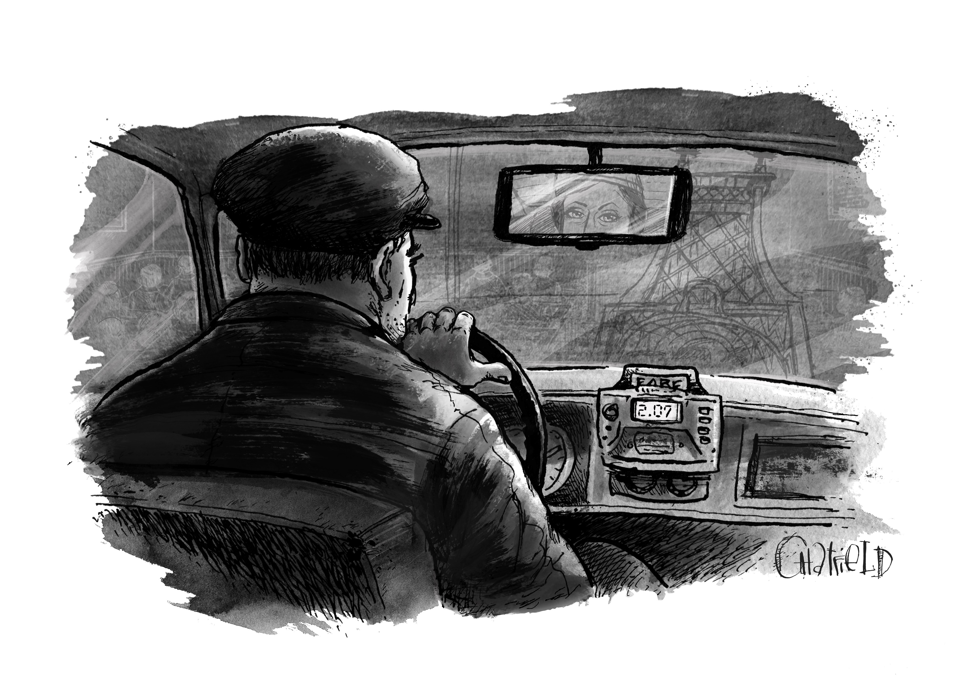 Drawing the Illustration for Gay Talese’s “Getting Even”