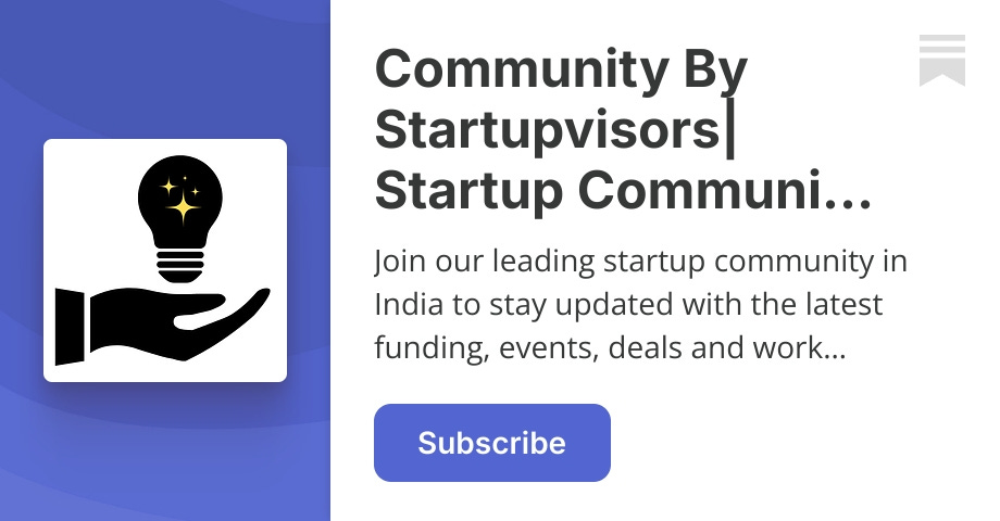 Startupvisors Community | Substack