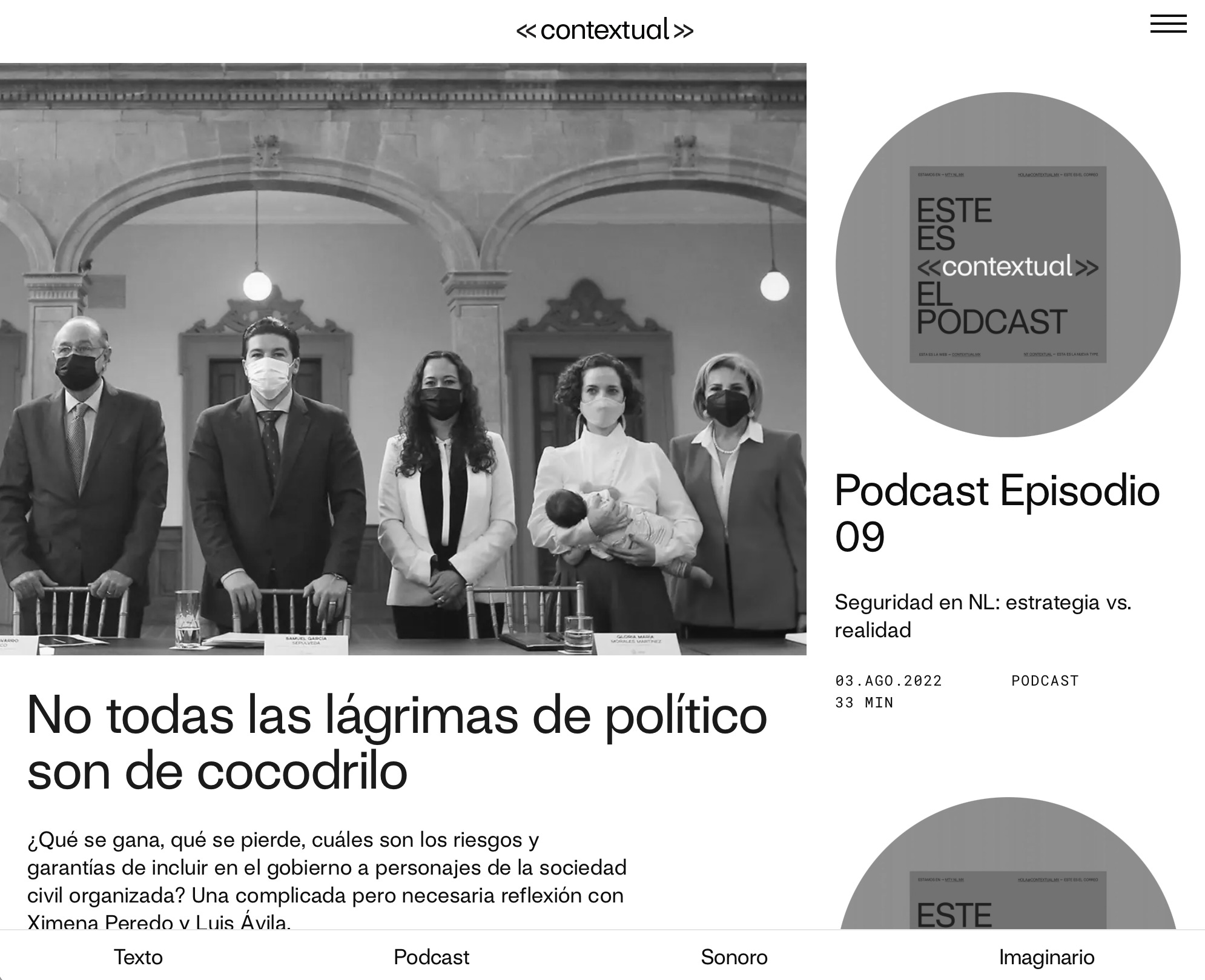 «contextual» → Newsletter | « contextual.mx » | Substack
