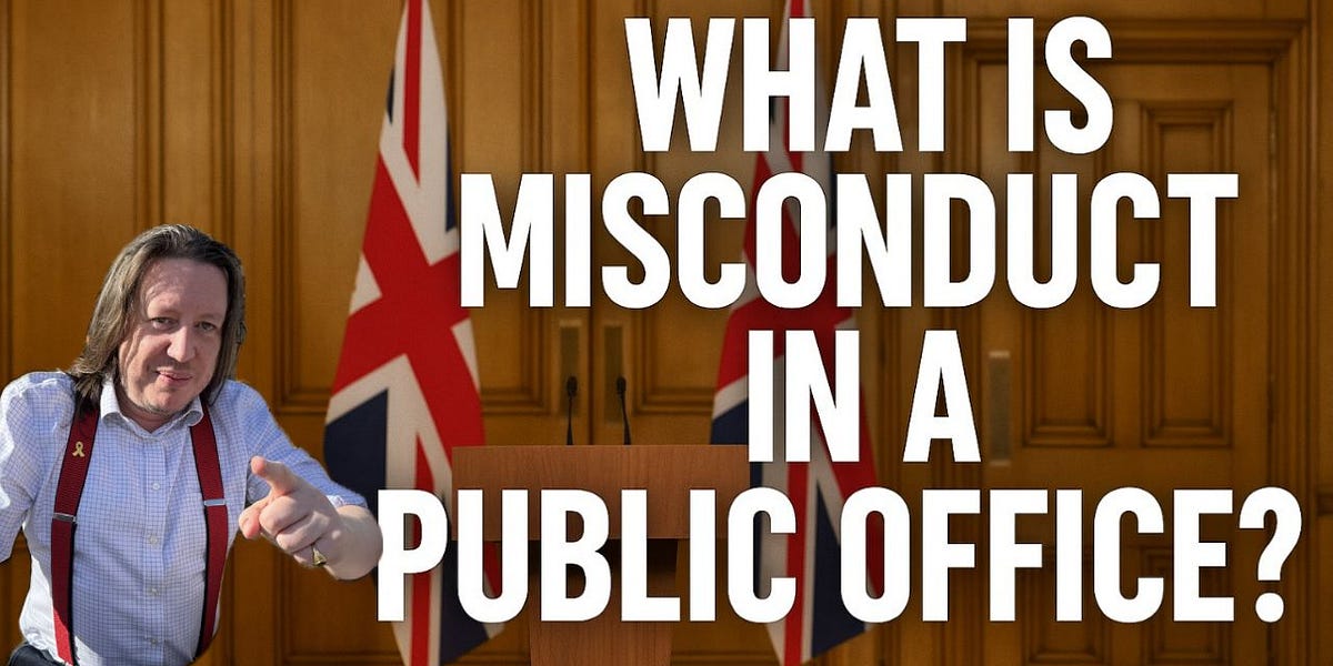 What is Misconduct in a Public Office - I Mansplain