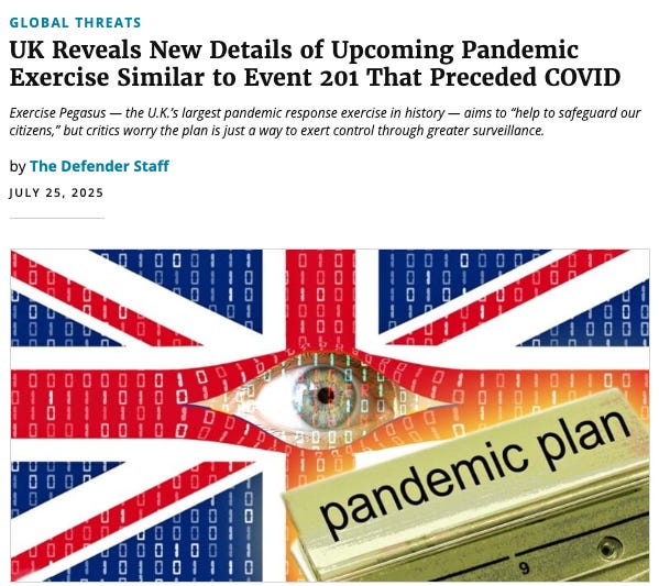 EXERCISE ‘PEGASUS’ a pandemic pre-drill to prepare everyone for new ...