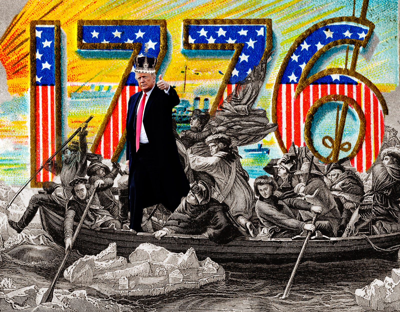 The MAGA Crowd May Venerate 1776 But They Idolize a Would-Be Monarch