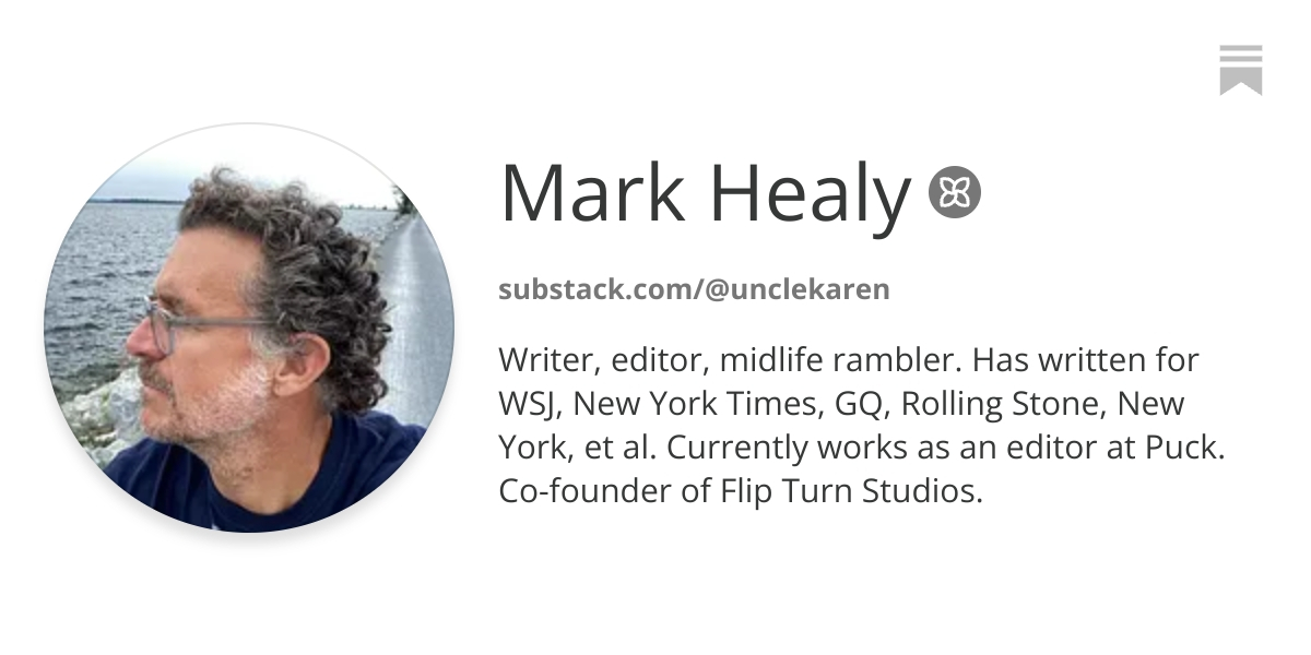 Mark Healy | Substack