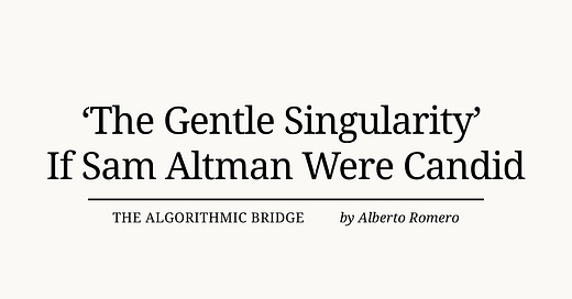 The Algorithmic Bridge | Alberto Romero | Substack