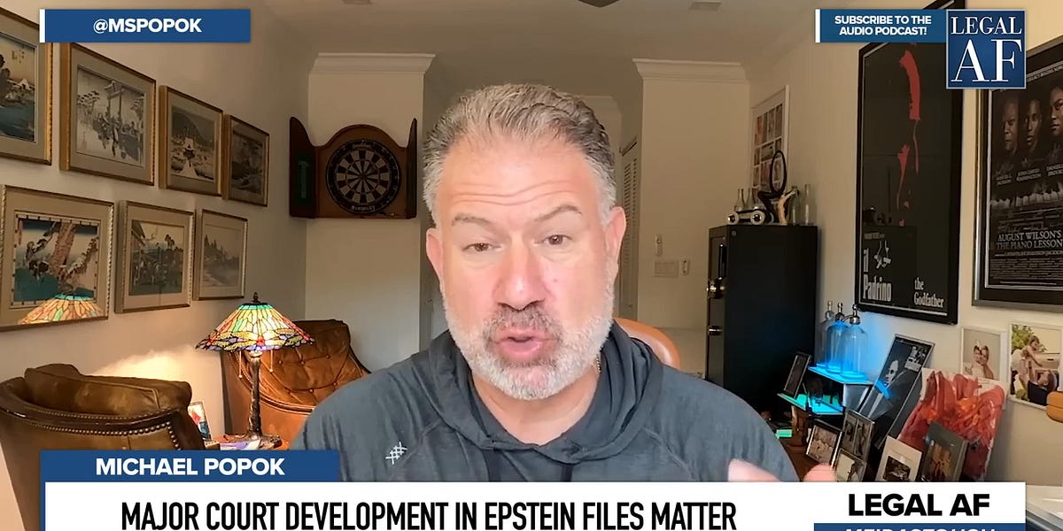 Trump Judge Sets Devastating Trap for DOJ over Epstein Files