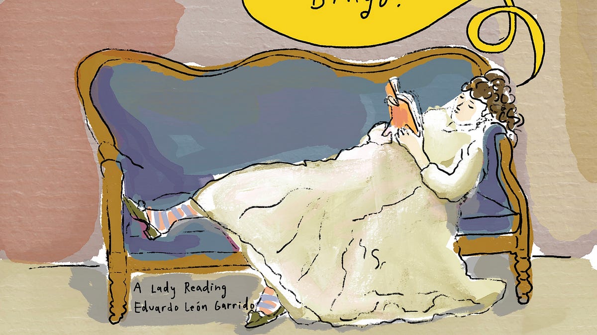 A Woman Reading - The Habit of Art by Kelcey Ervick