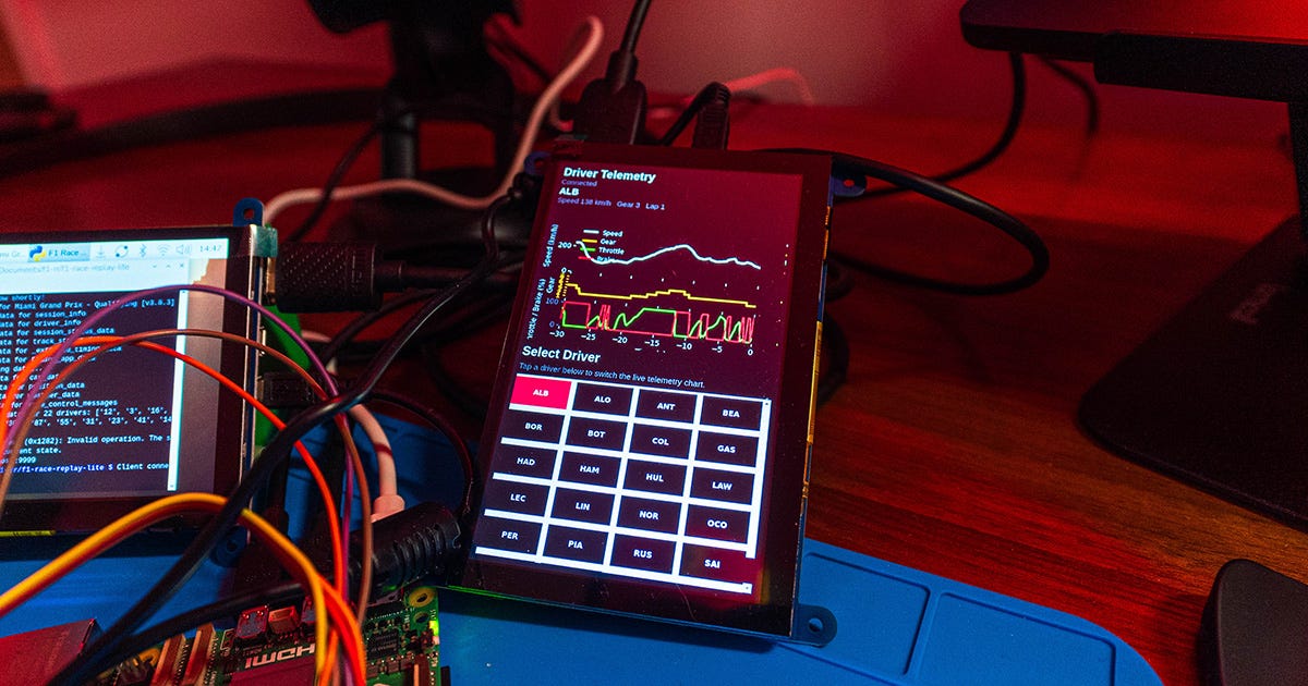 Building a Dual-Screen F1 Telemetry Display with Raspberry Pi - News ...