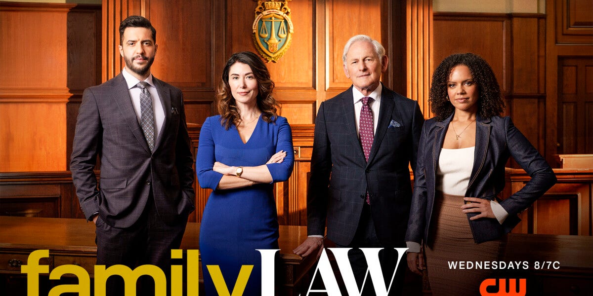 The Season 4 Finale of Legal Drama "Family Law" airs tonight on the CW.