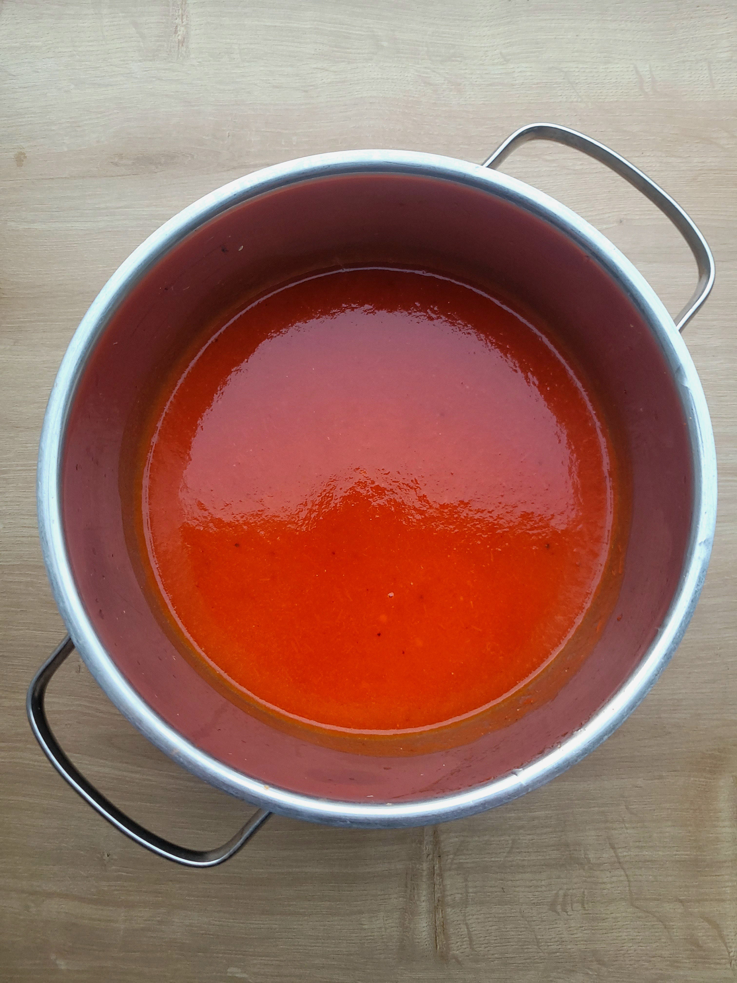Vermilion Red Pepper–Chili Coulis - by Chef Martin Oswald