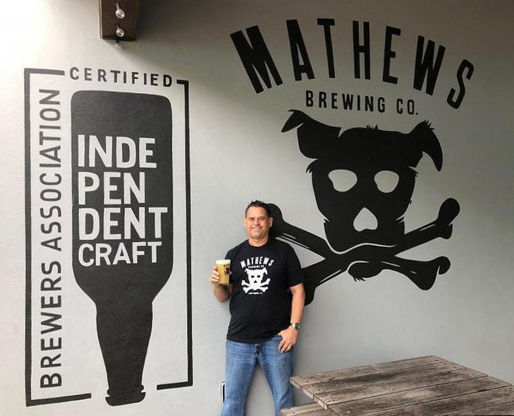Last call for Mathews Brewing Co.