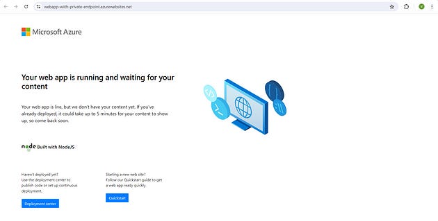 Azure Web Apps - Enabling Public Access with Private Endpoints via ...