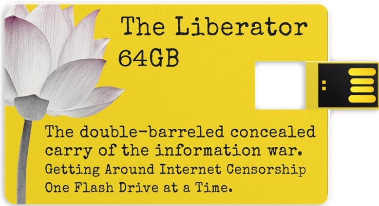 The Liberator - Our UNCENSORABLE, Credit Card-Sized Flash Drive ...