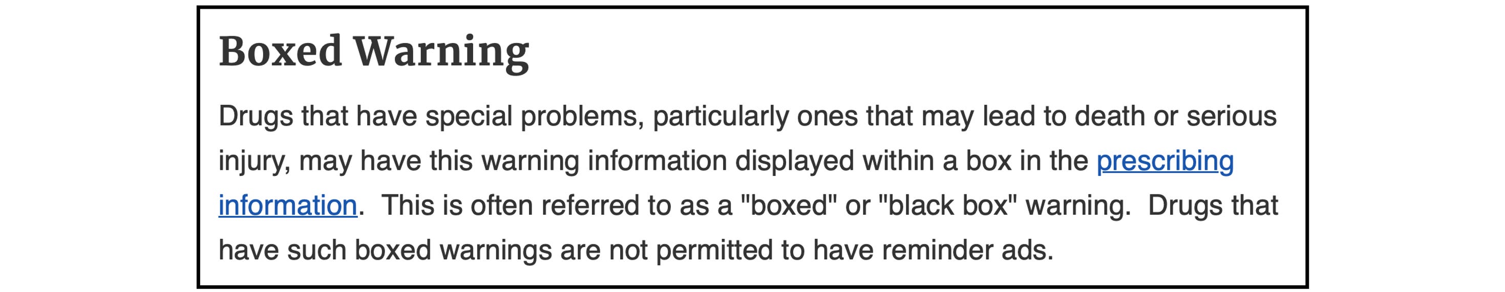 No 'black box' warning for Covid mRNA vaccines