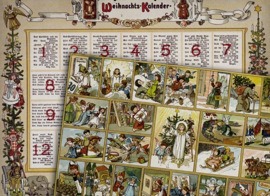 A Short History of Advent Calendars - by Jacqueline Durban