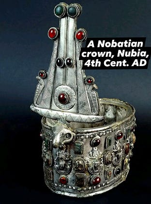 Afro Think Tank (@afrothinktank): "Silver crown from the royal cemetery ...