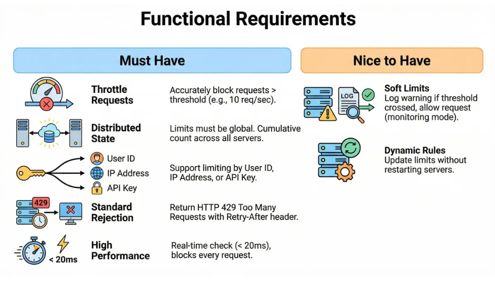 Design a Distributed Rate Limiter in 45 Mins