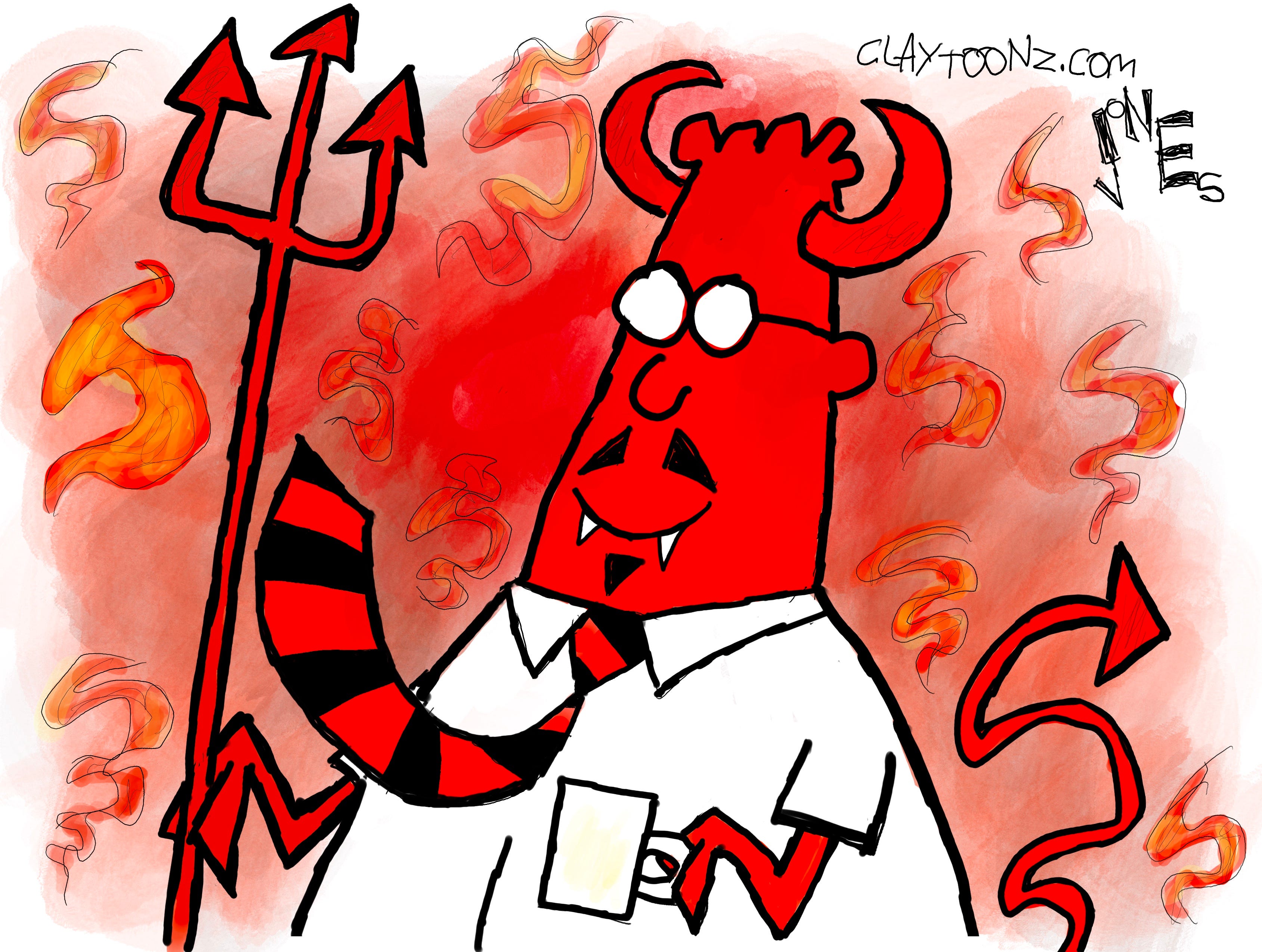 Meet the New Pointy-Head Boss - by Clay Jones - Claytoonz