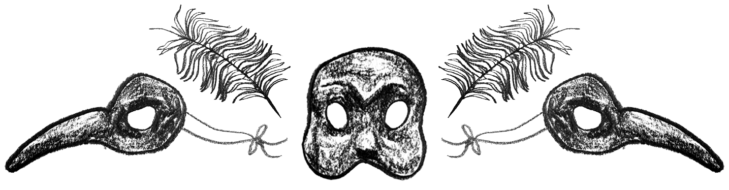 The zanni costumes of commedia dell'arte - by Sal West