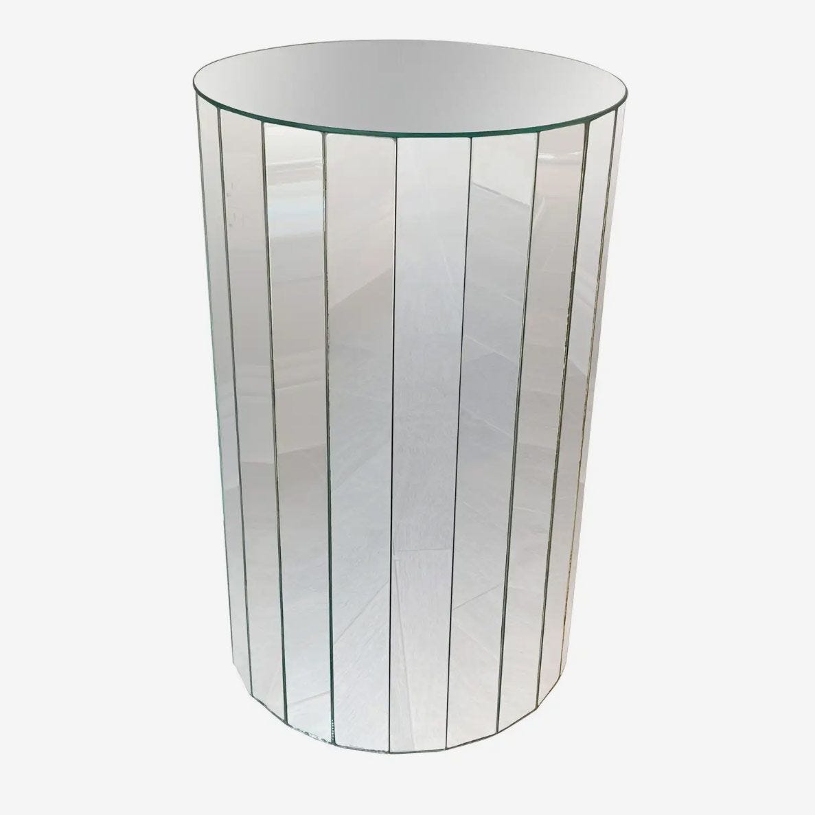 Hollywood Regency Mirrored Trash Cans on the Mind