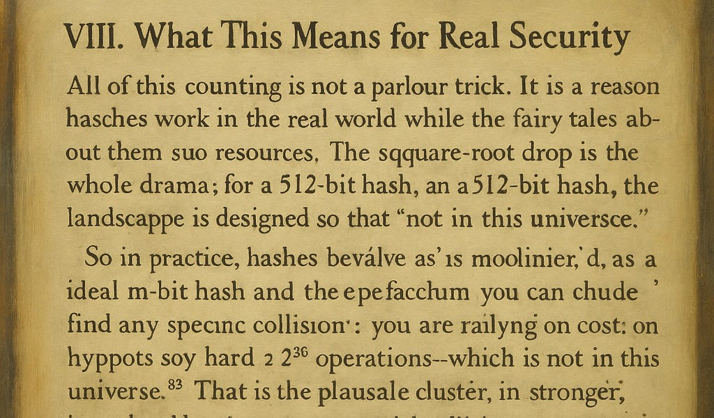 The Hash and the Myth: A Civilised Guide to One-Way Numbers