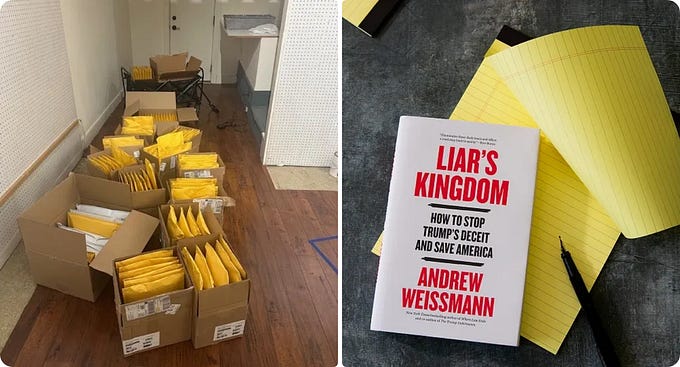 Andrew Weissmann (@weissmann): "BREAKING: Liars Kingdom - my new book ...