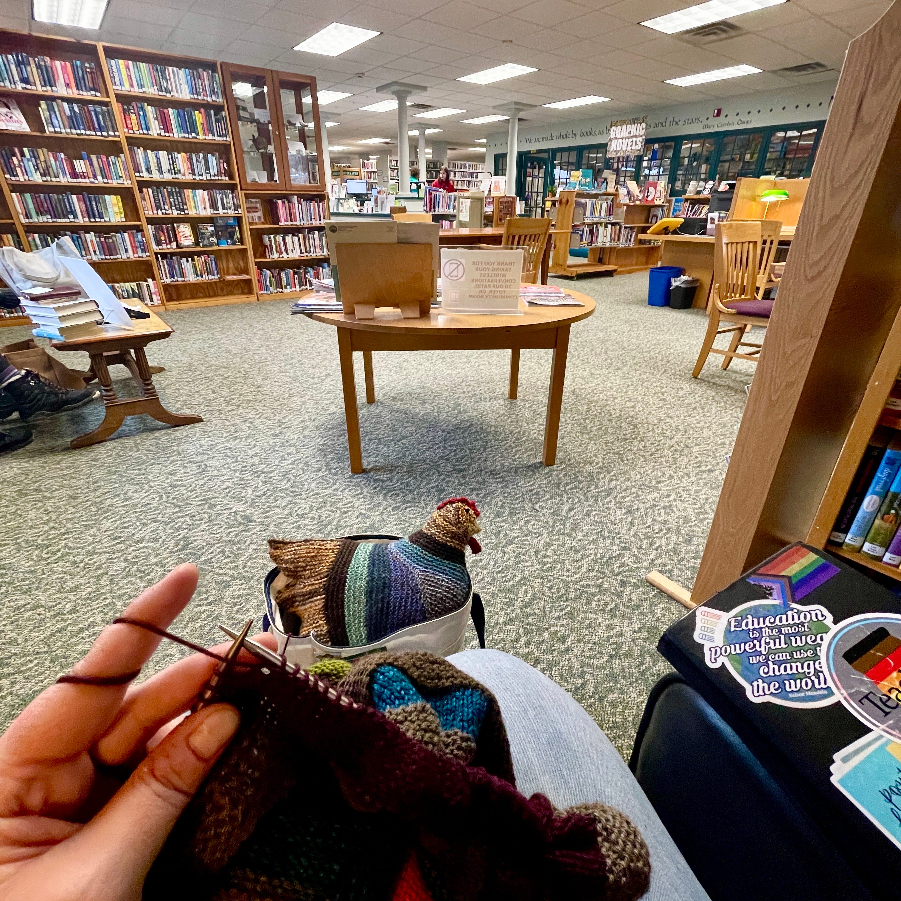 Knitting in Libraries: a Professor's Quest to Visit Every Library in ...