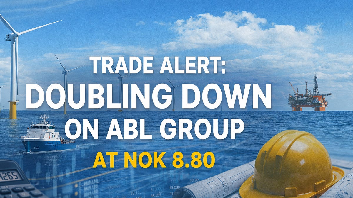 Trade Alert: Doubling Down on ABL Group at NOK 8.80